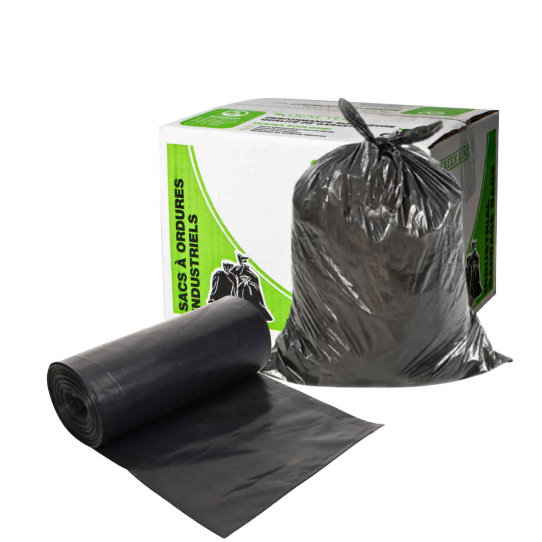 Sacs à ordures noirs – SaniChoix